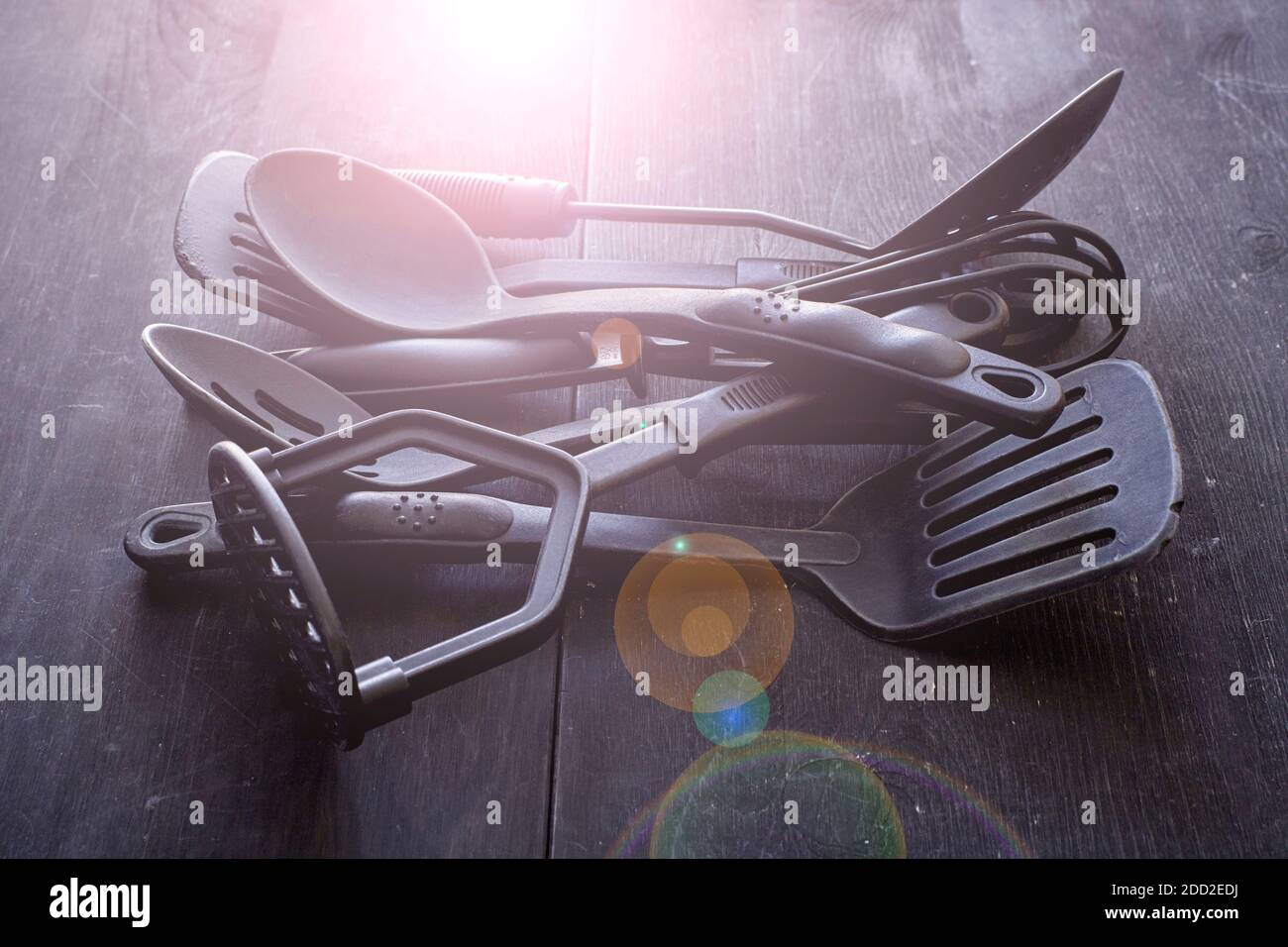 A studio photo of kitchen utensils Stock Photo - Alamy