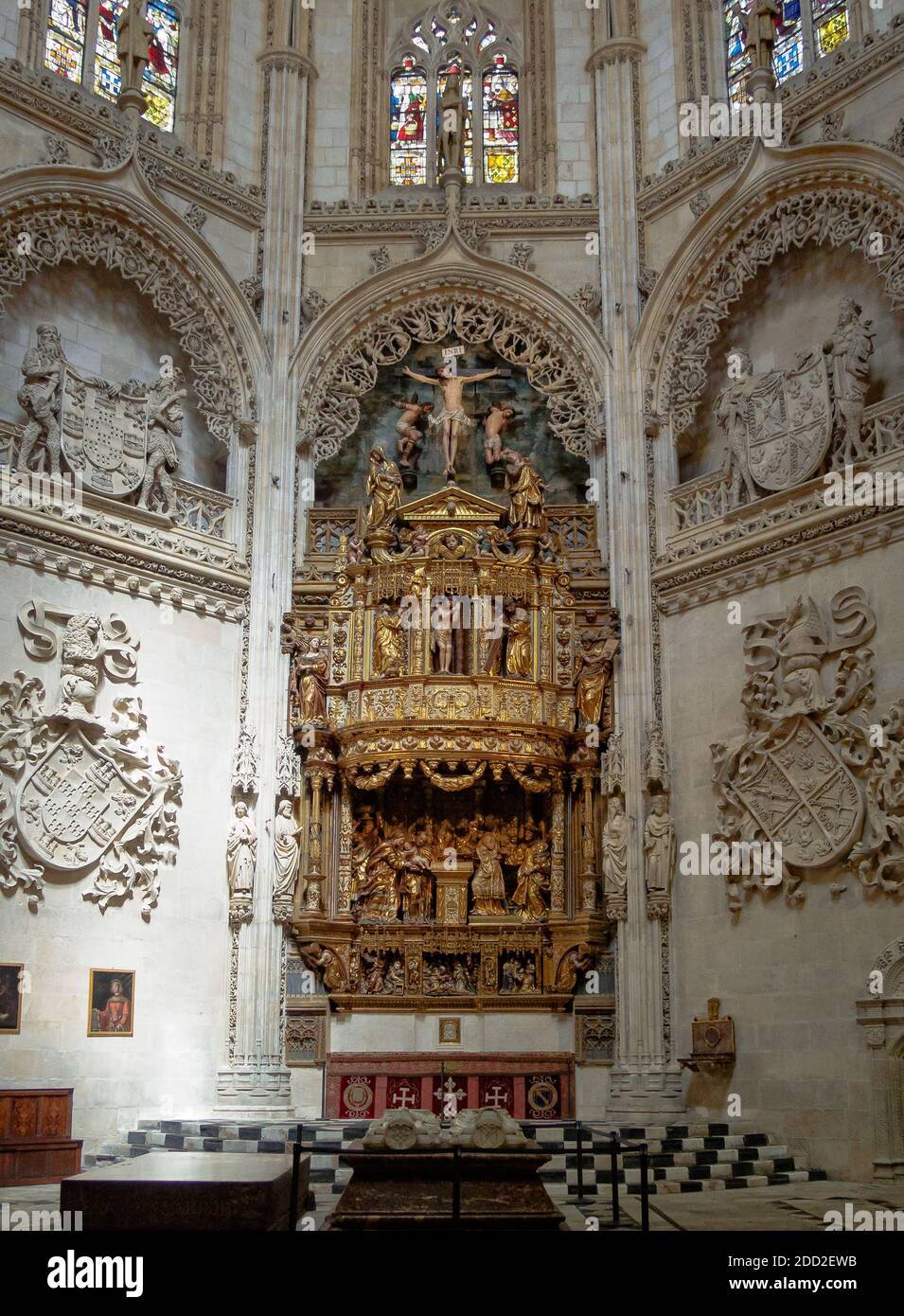 Jesus cross mary altar of saint hi-res stock photography and images - Alamy