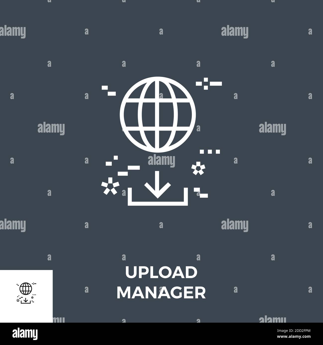 Upload manager Stock Vector Images - Alamy