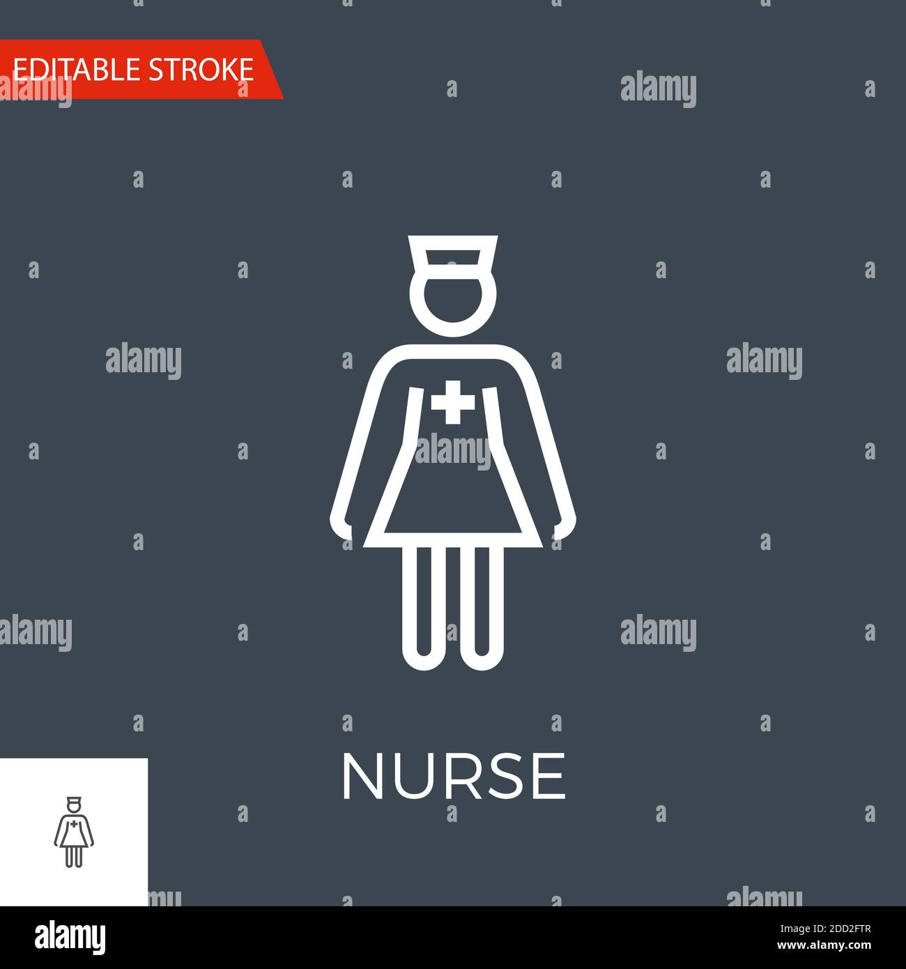 Staff nurse and assistant Stock Vector Images - Alamy