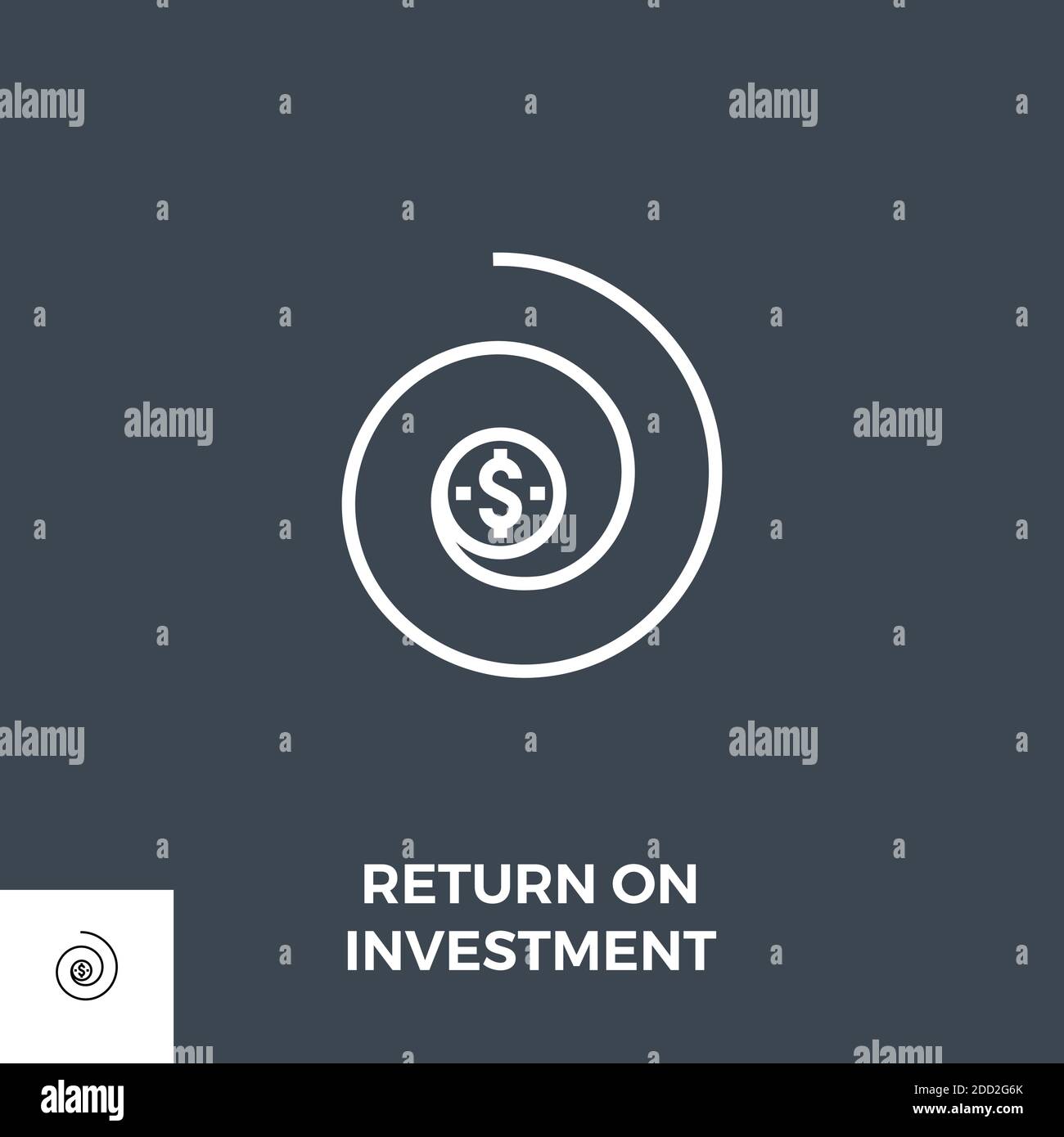 Business investment line icon Stock Vector Images - Alamy