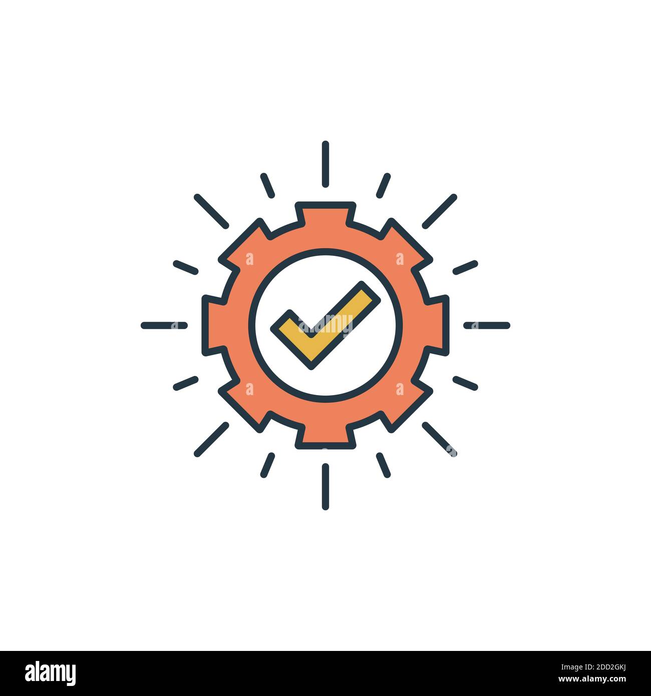execution icon, color, line, outline vector sign, linear style ... execution icon, color, line, outline vector sign, linear style ...