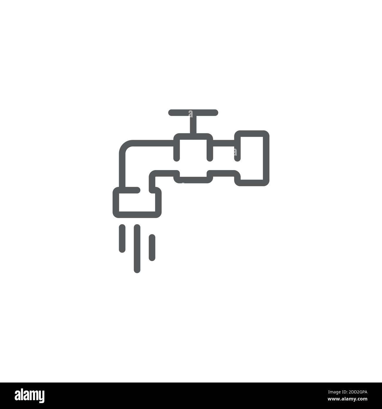 Plumbing icon outline style Stock Vector Images - Alamy