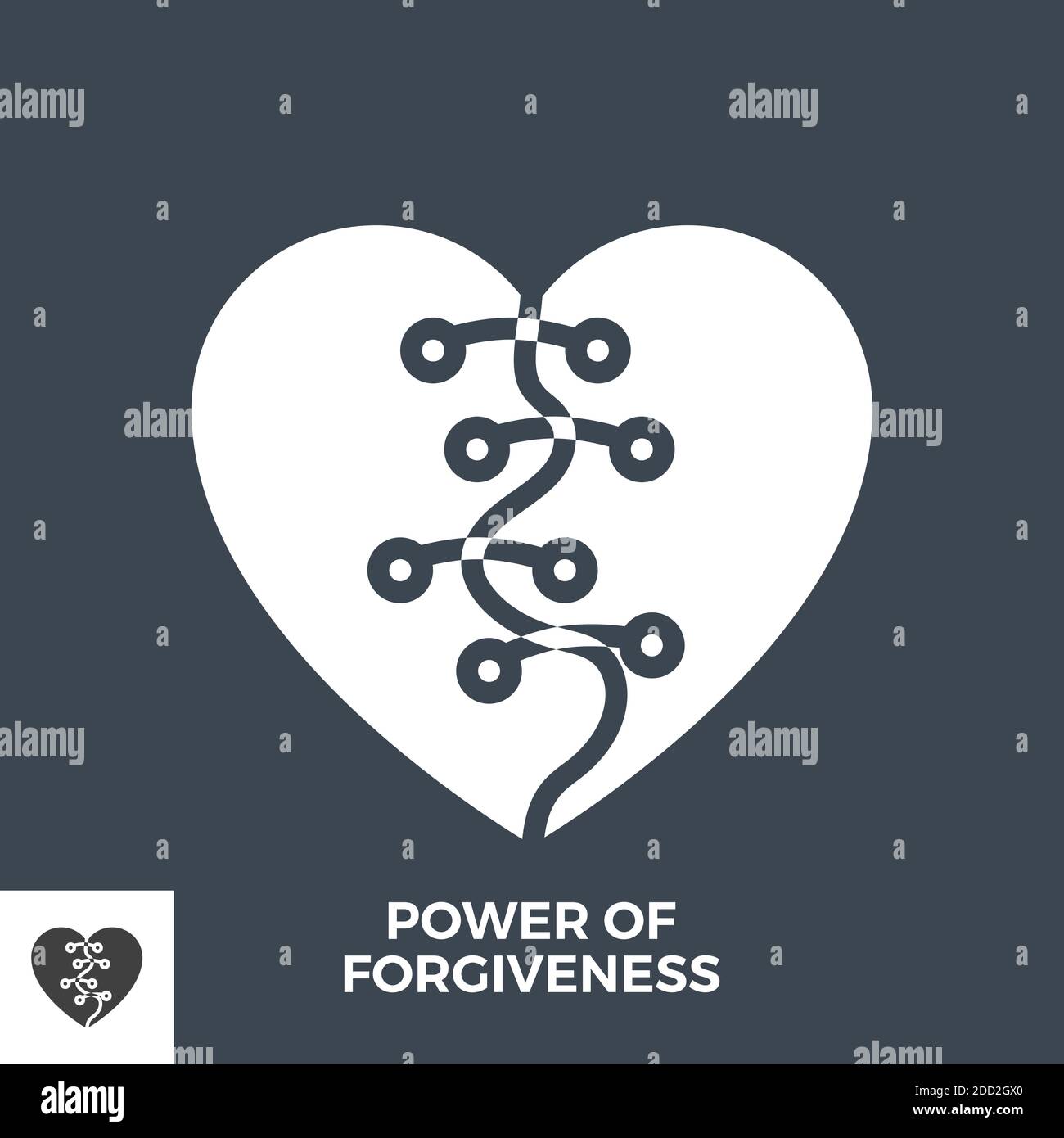 Power of Forgiveness Glyph Vector Icon Stock Vector Image & Art - Alamy