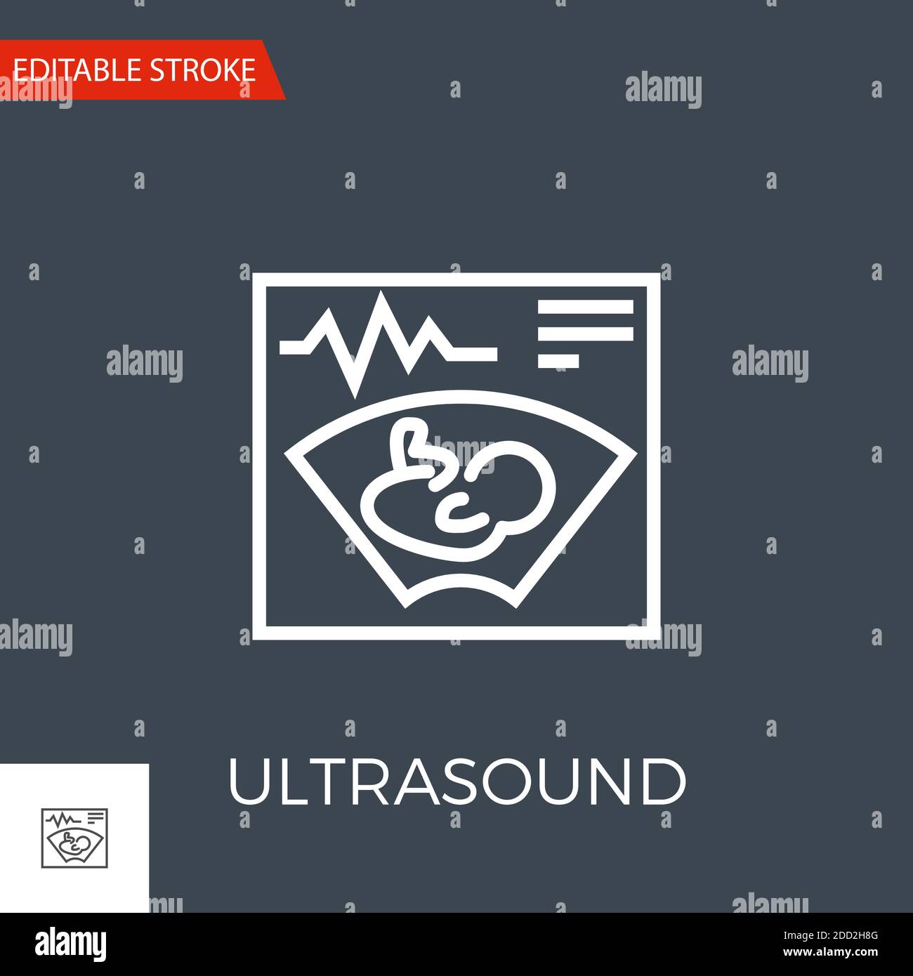 Ultrasound Vector Icon Stock Vector Image & Art - Alamy
