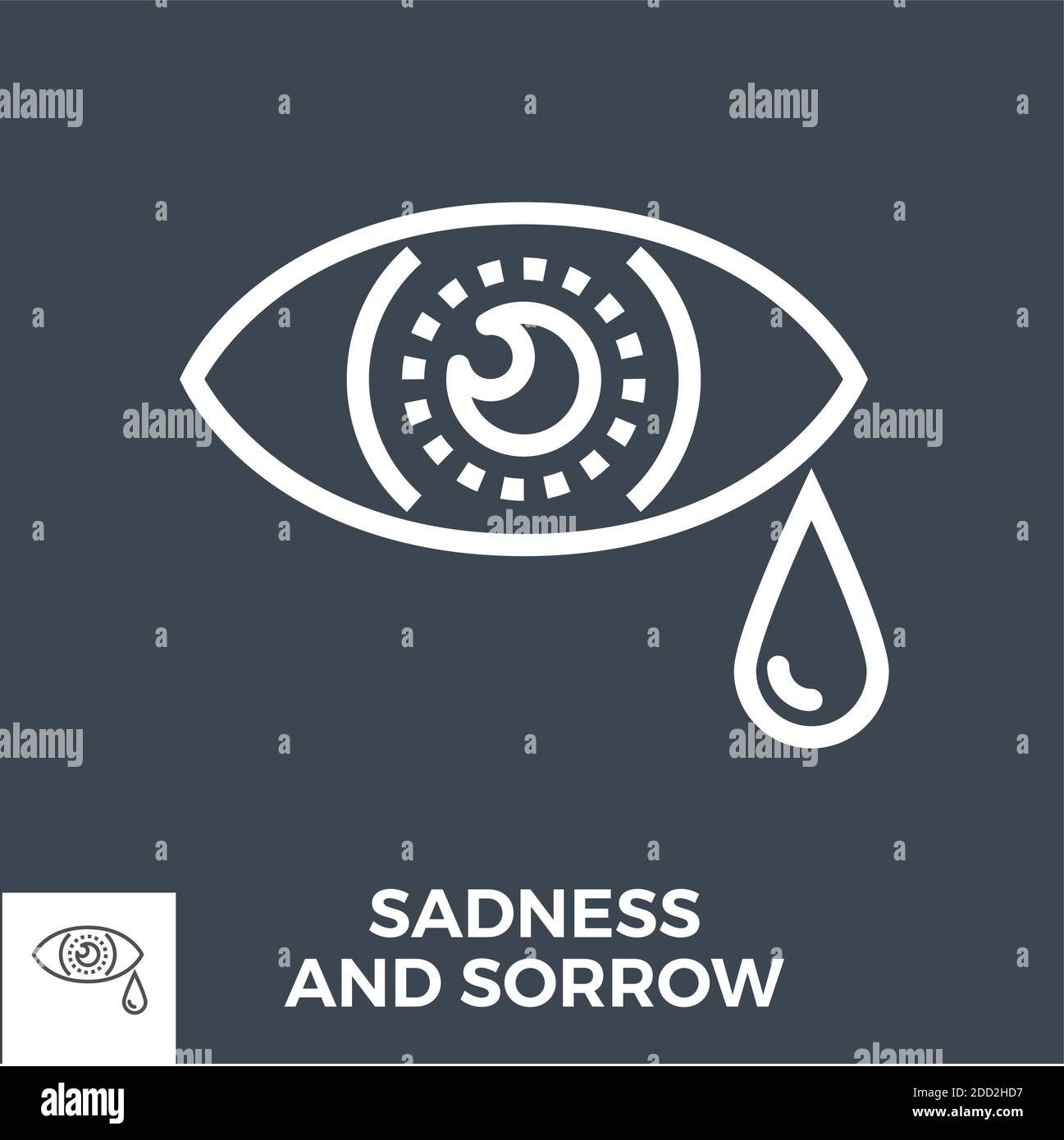 Sadness and sorrow Stock Vector Image & Art - Alamy