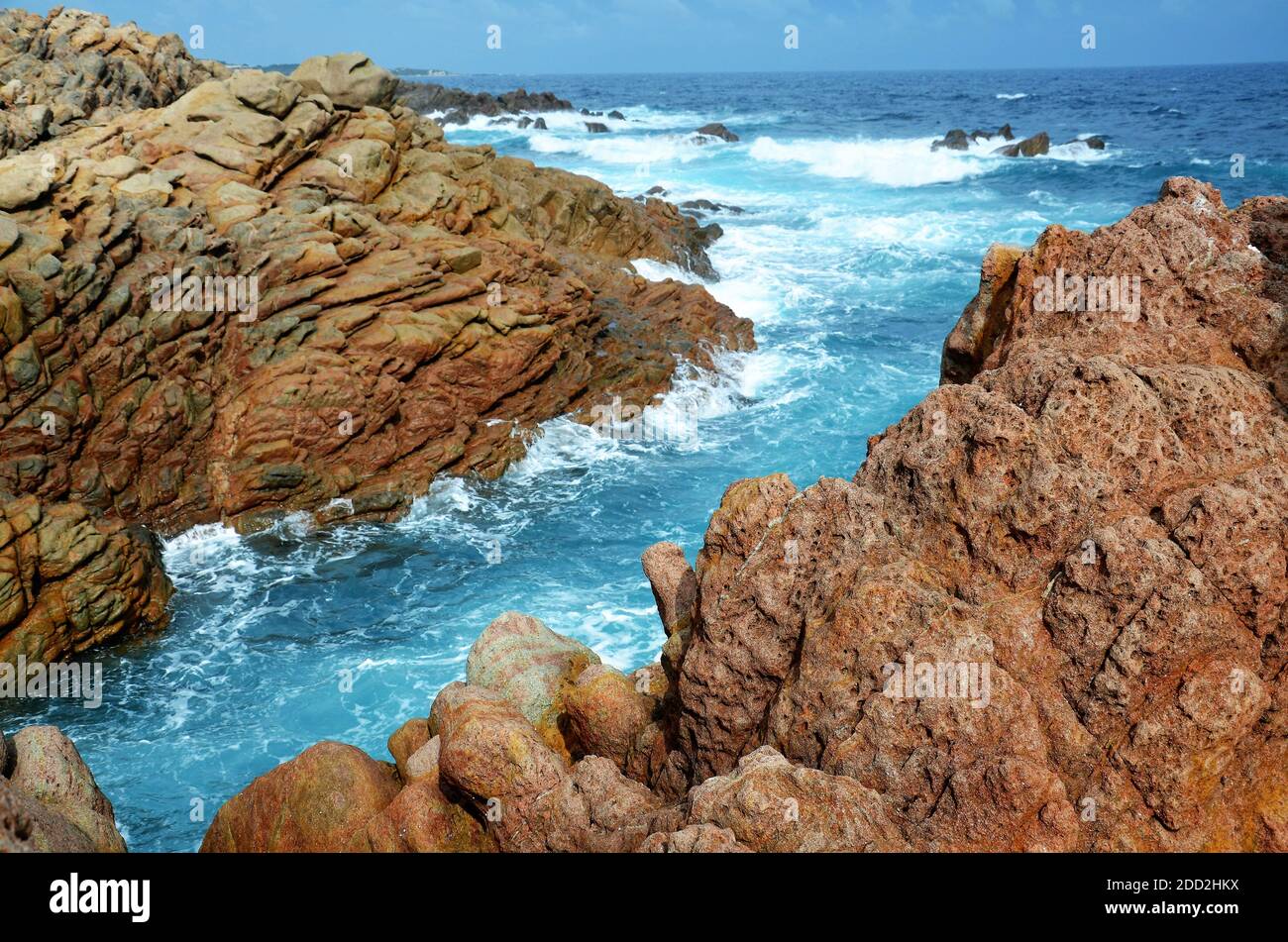 rocky coastline in the ocean australia Stock Photo - Alamy