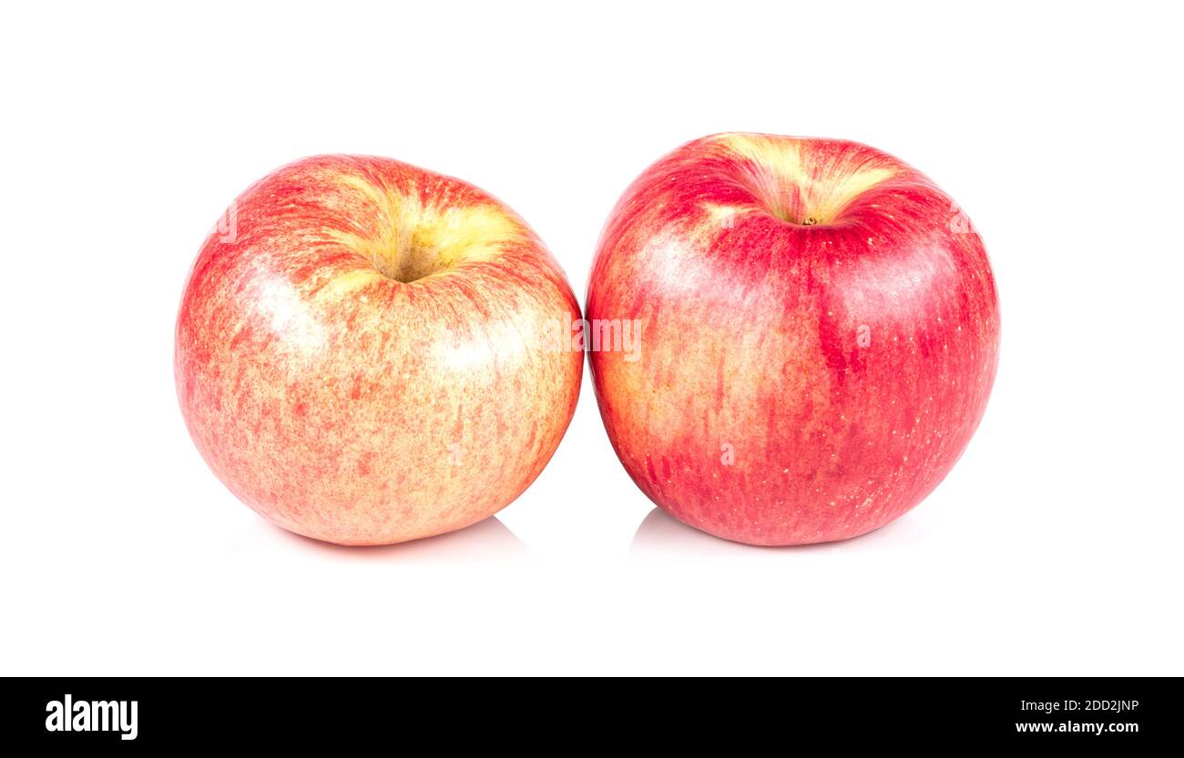 apple fruit closeup isolated on white background Stock Photo - Alamy