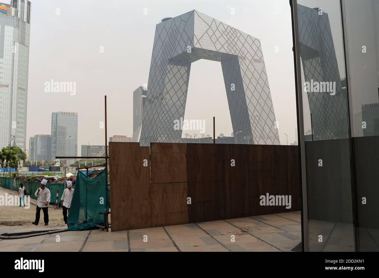 Construction site of cctv tower hi-res stock photography and images - Alamy
