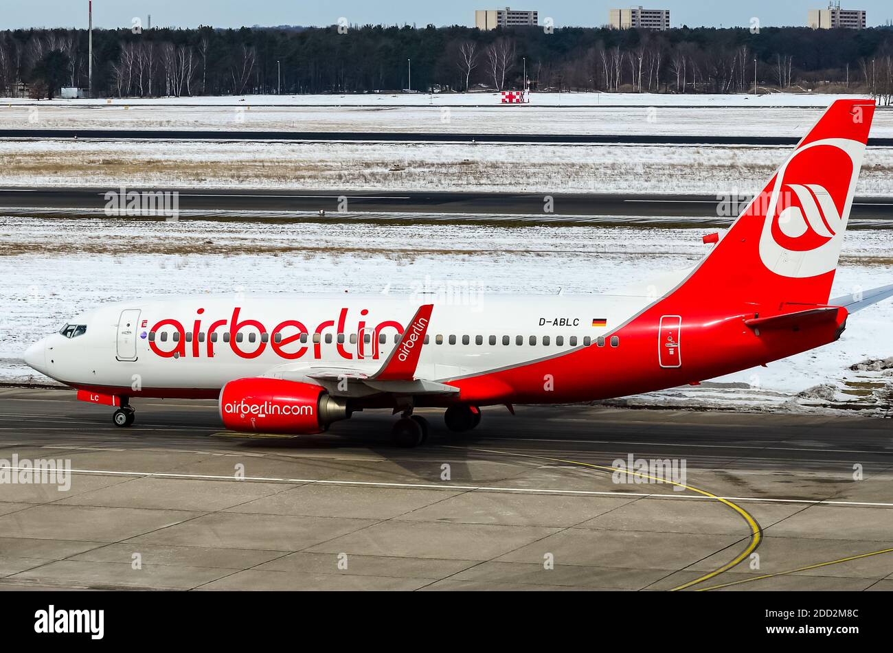 Air Berlin Boeing 737 airplane at the Berlin Tegel Airport Stock Photo ...