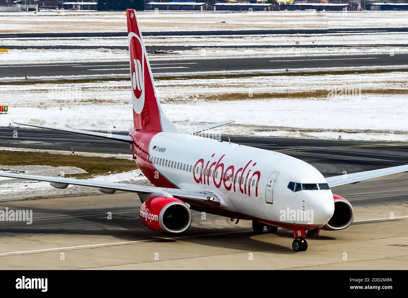 Air Berlin Boeing 737 airplane at the Berlin Tegel Airport Stock Photo ...