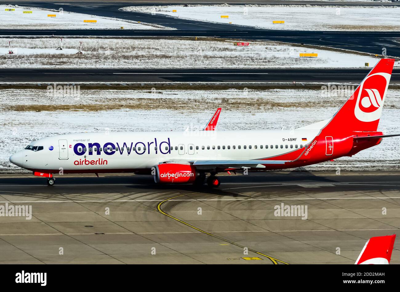 Air Berlin Boeing 737 airplane at the Berlin Tegel Airport Stock Photo ...