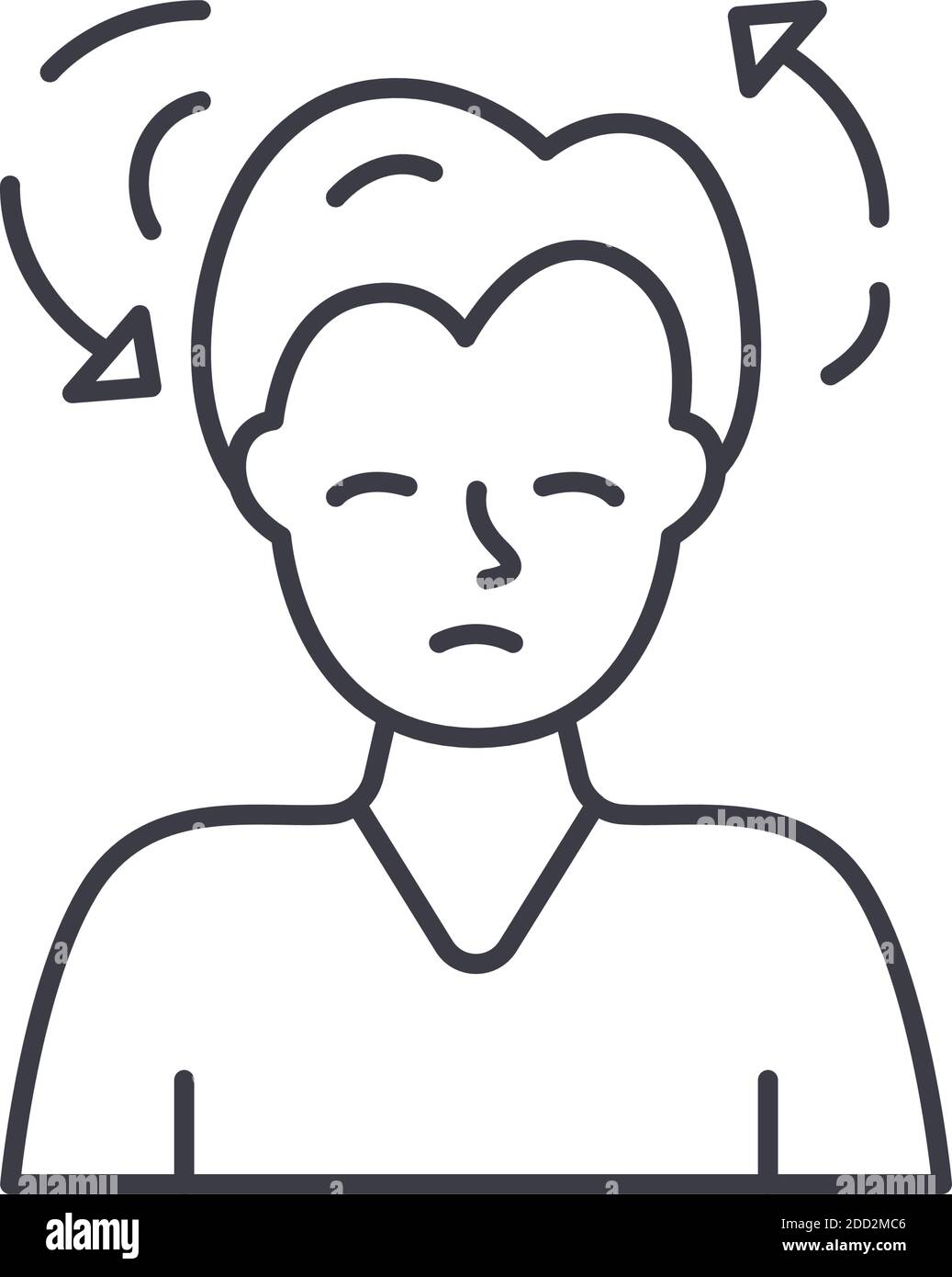 Dizziness symbol hi-res stock photography and images - Alamy