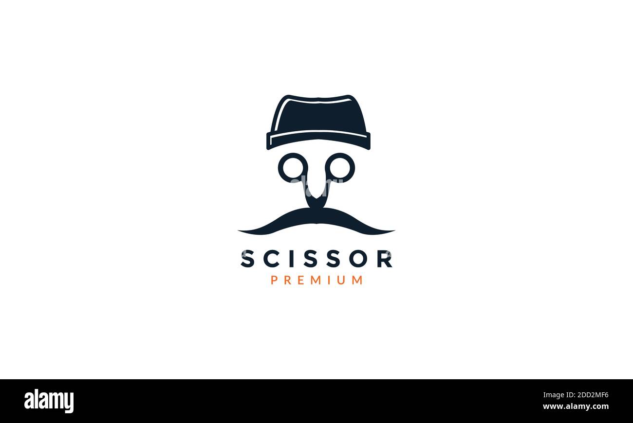 Scissor logo hi-res stock photography and images - Alamy