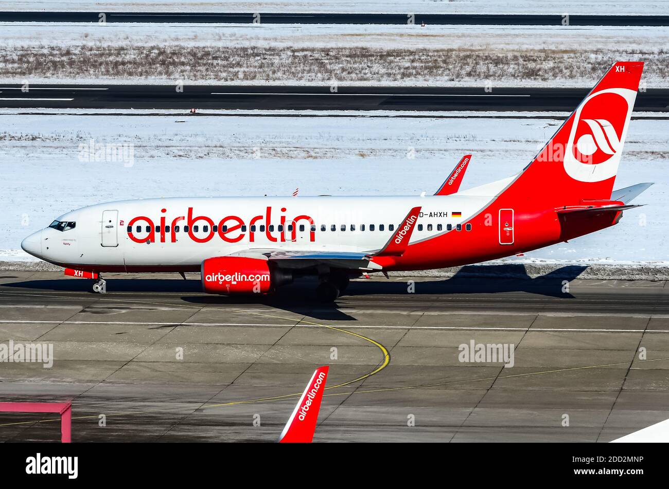 Air Berlin Boeing 737 airplane at the Berlin Tegel Airport Stock Photo ...
