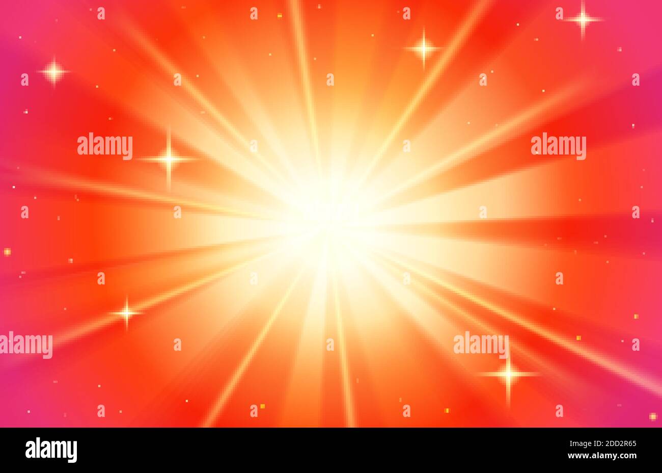 Radial light effect in red and golden color, suitable for holiday Stock ...