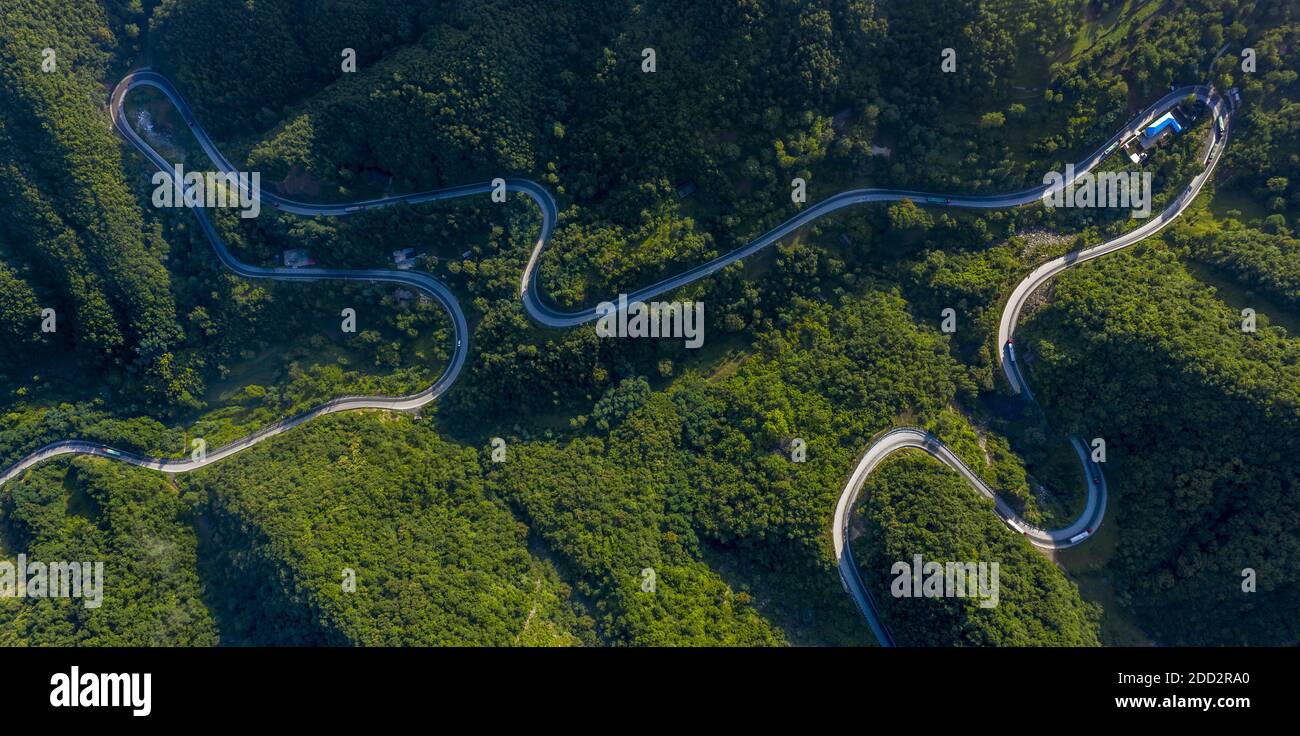 209 national highway across the western mountains Stock Photo - Alamy