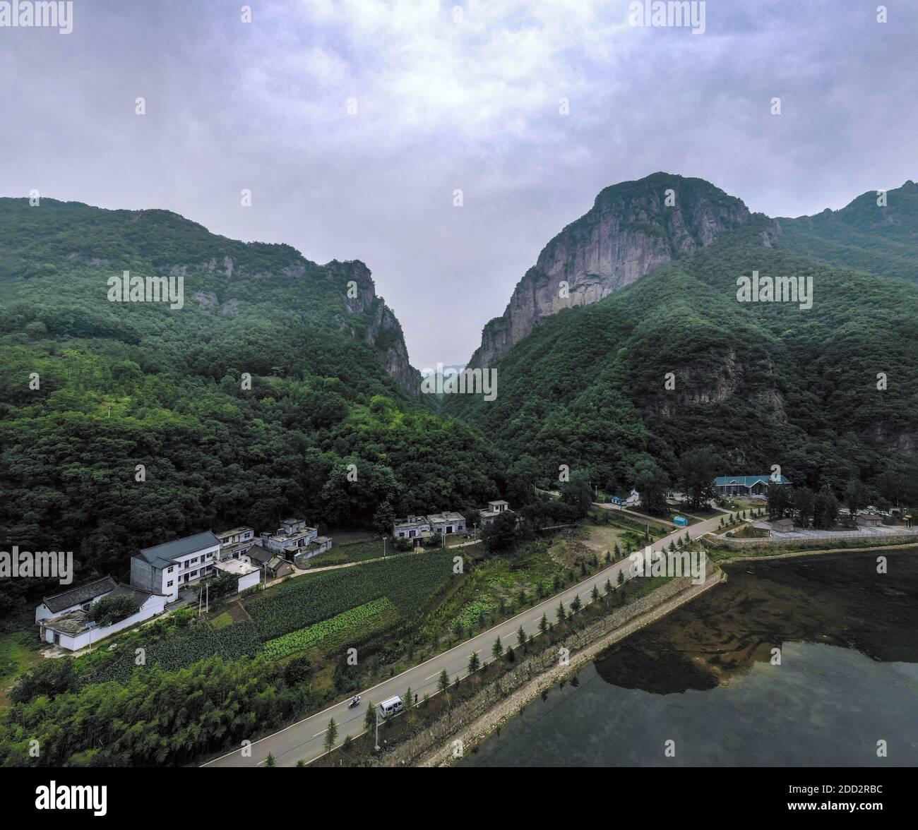 In the west of henan rural pastoral scenery Stock Photo - Alamy