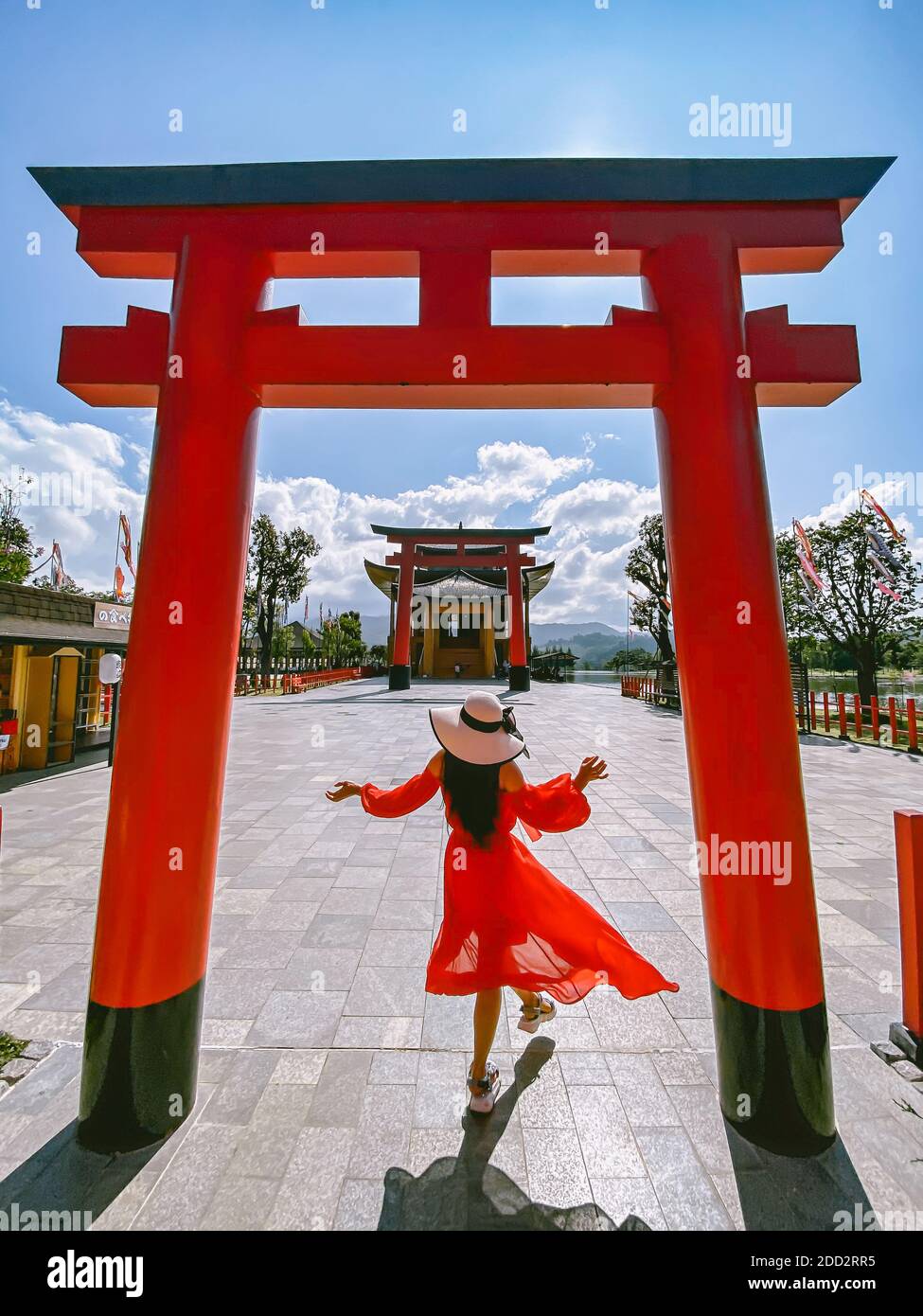 Hinoki land japan attraction in Chai Prakan District, Chiang Mai, Thailand, south East Asia ...
