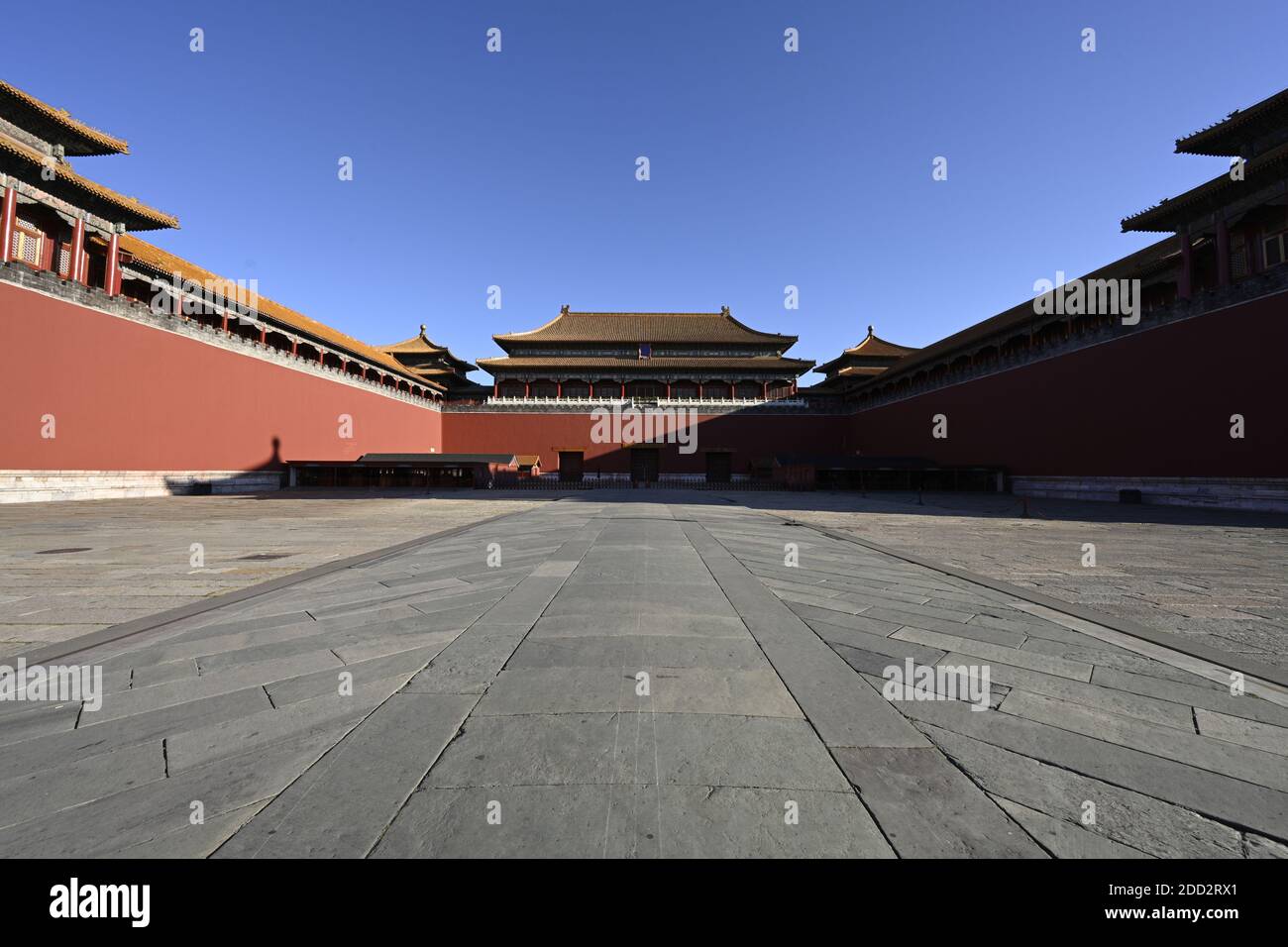 The Forbidden City - the meridian gate Stock Photo - Alamy