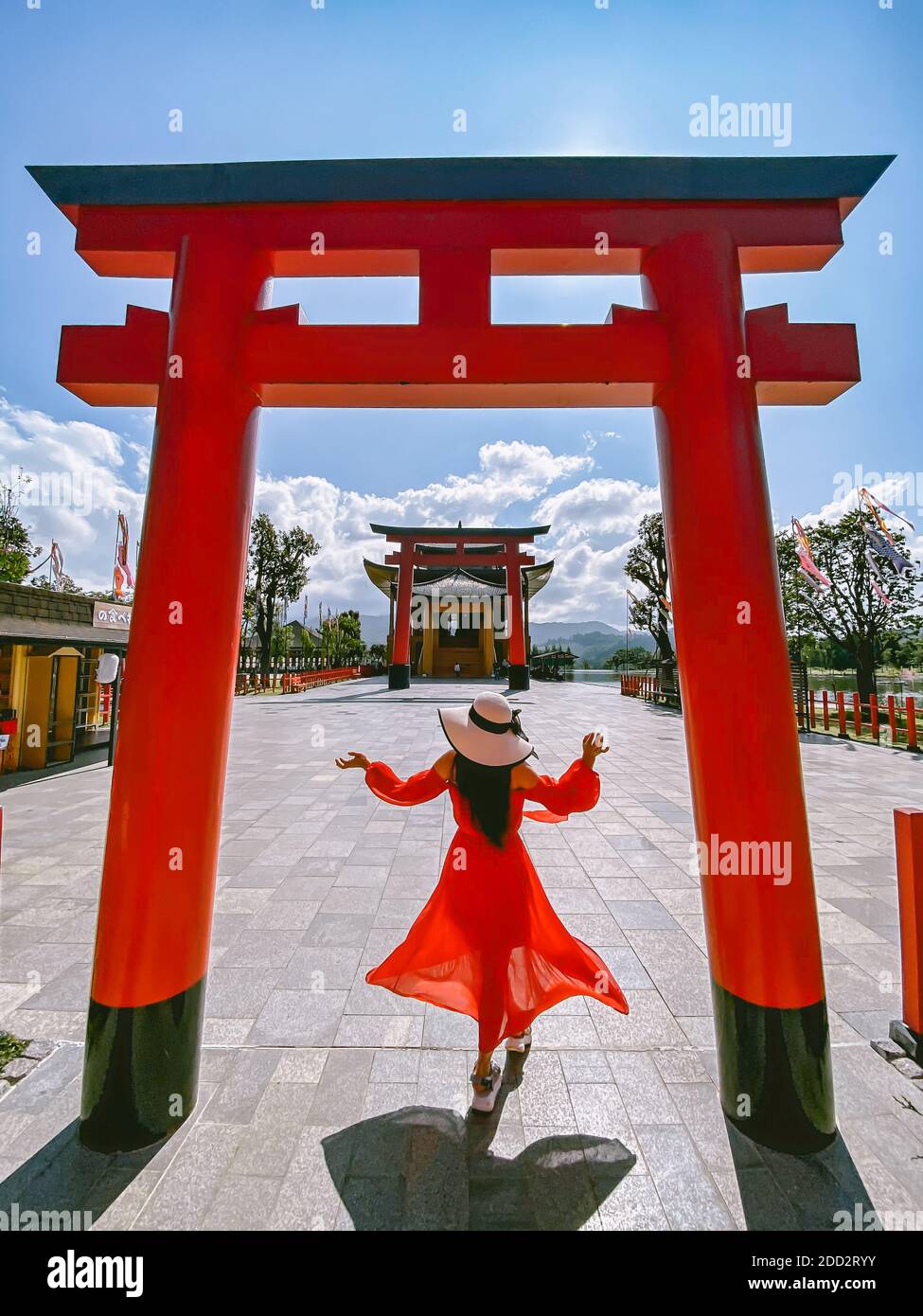 Hinoki land japan attraction in Chai Prakan District, Chiang Mai, Thailand, south East Asia ...