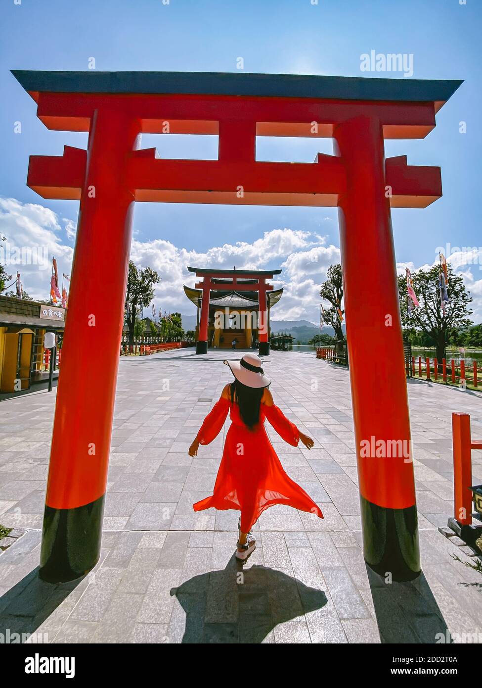 Hinoki land japan attraction in Chai Prakan District, Chiang Mai, Thailand, south East Asia ...