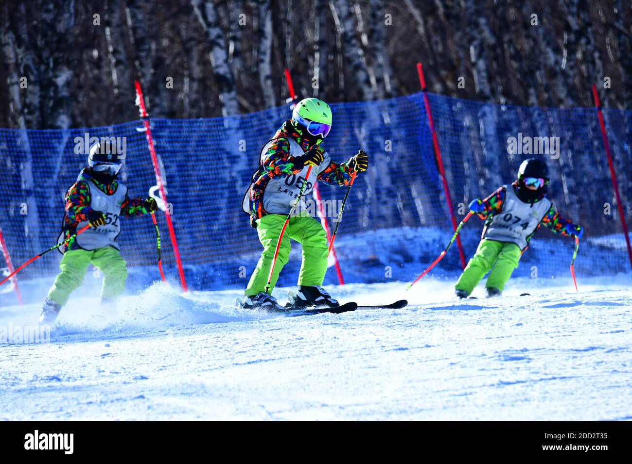 Ski - children Stock Photo - Alamy