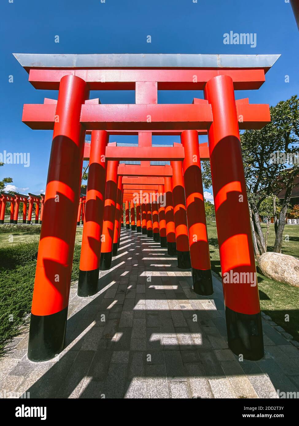 Hinoki land japan attraction in Chai Prakan District, Chiang Mai, Thailand, south East Asia ...