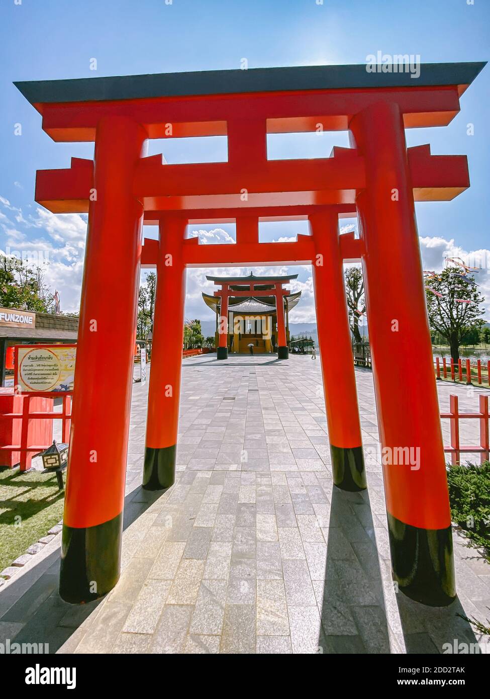 Hinoki land japan attraction in Chai Prakan District, Chiang Mai, Thailand, south East Asia ...