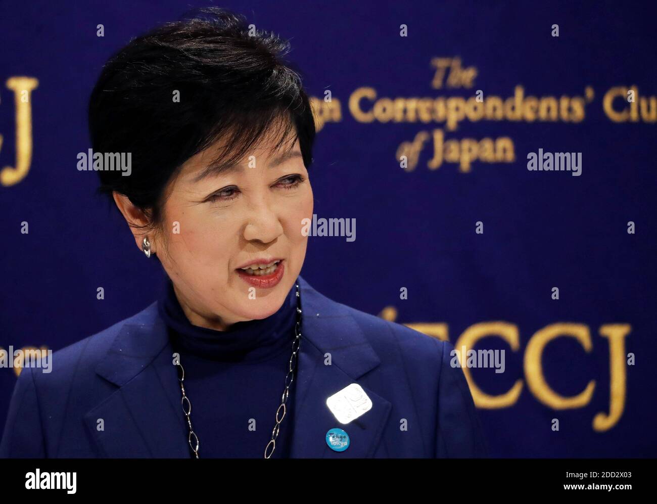 Tokyo Governor Yuriko Koike Attends High Resolution Stock Photography ...