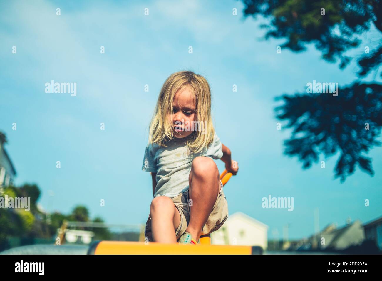 Going down the slide hi-res stock photography and images - Alamy