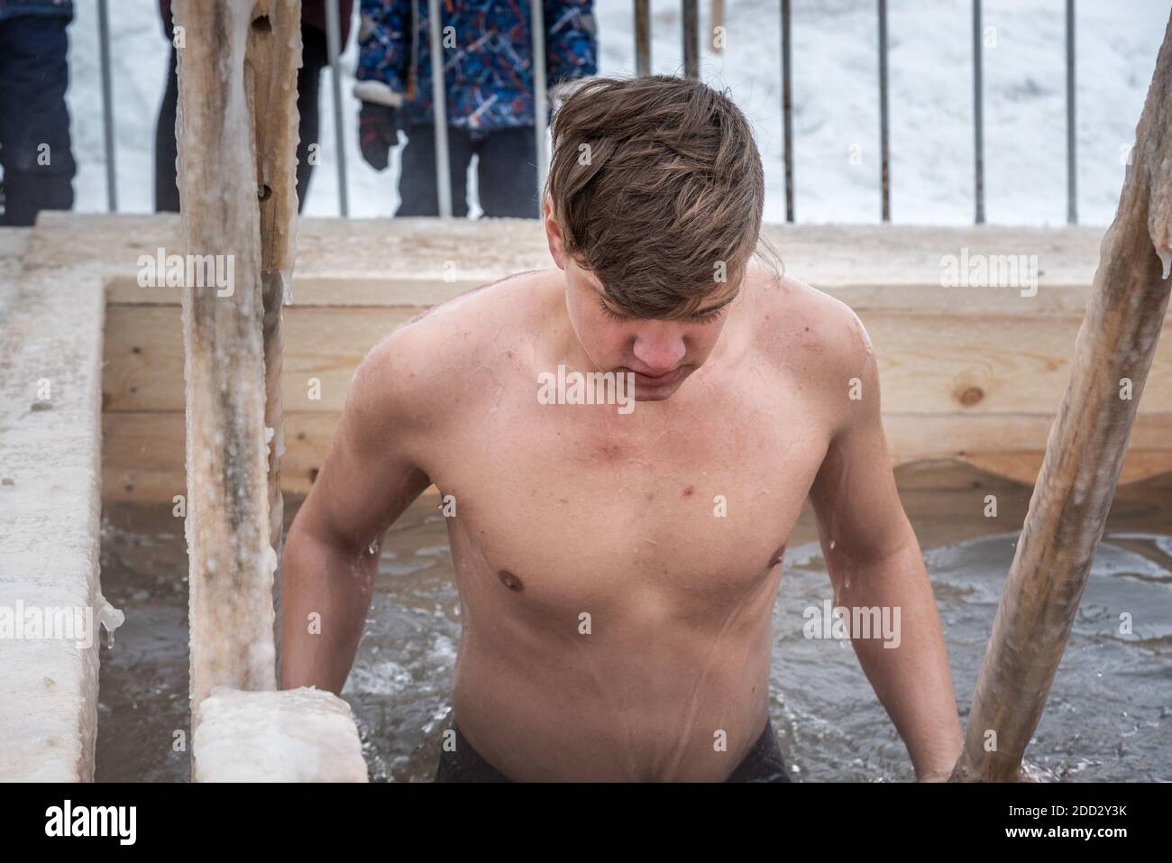 Ice swimming russia hi-res stock photography and images - Alamy