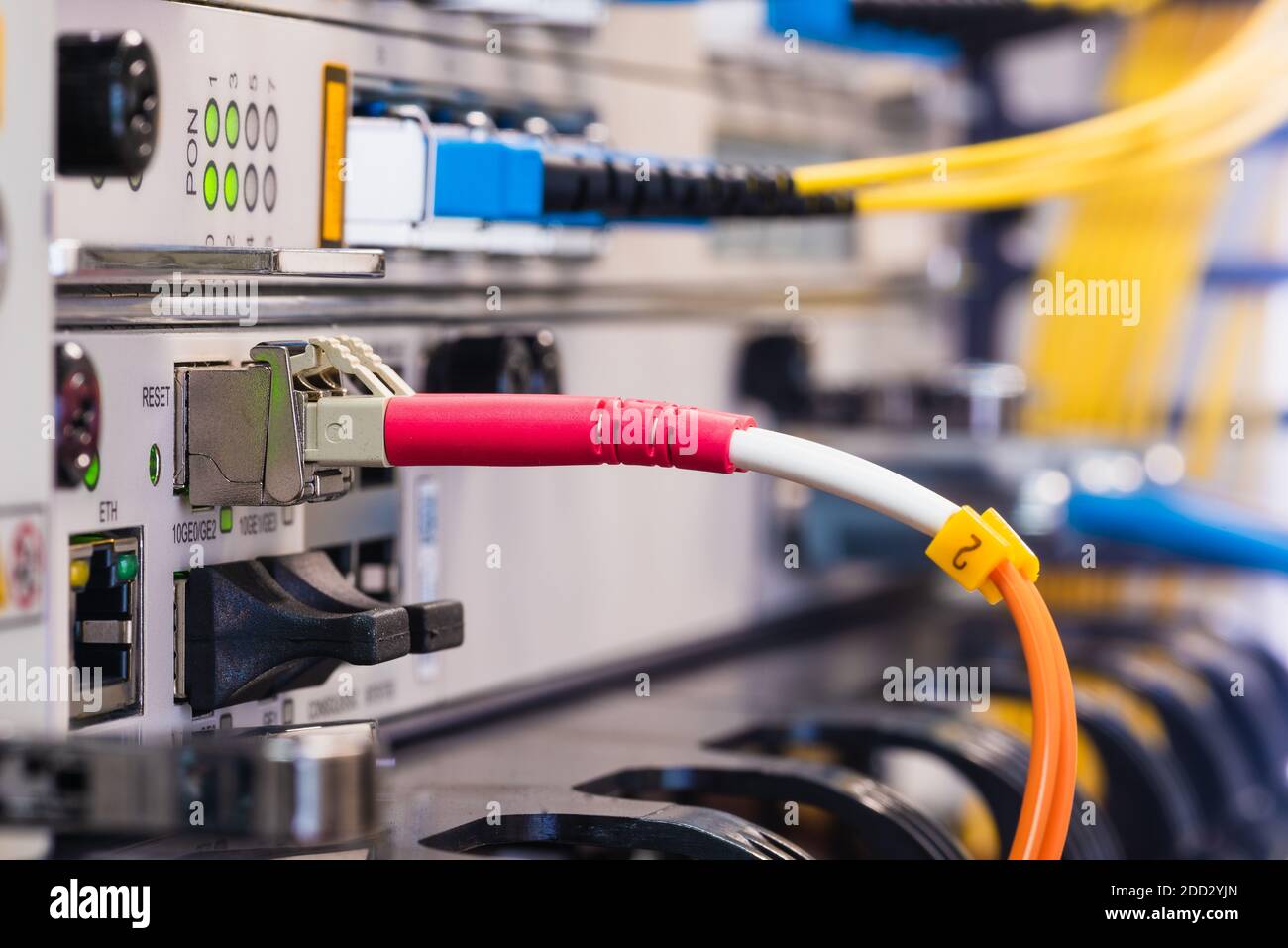 Optical fiber terminal hi-res stock photography and images - Alamy