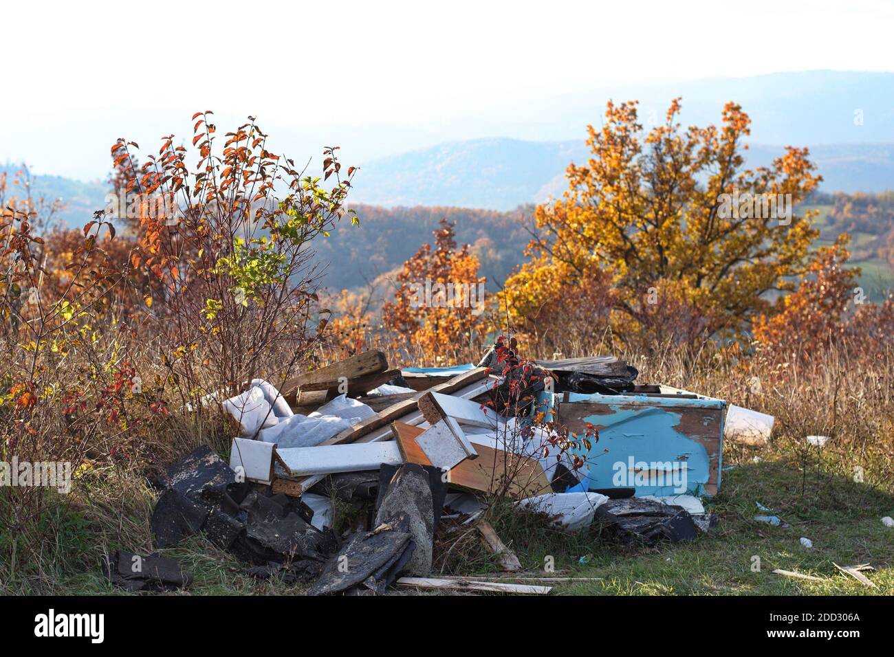 Huge garbage dump in nature Stock Photo - Alamy