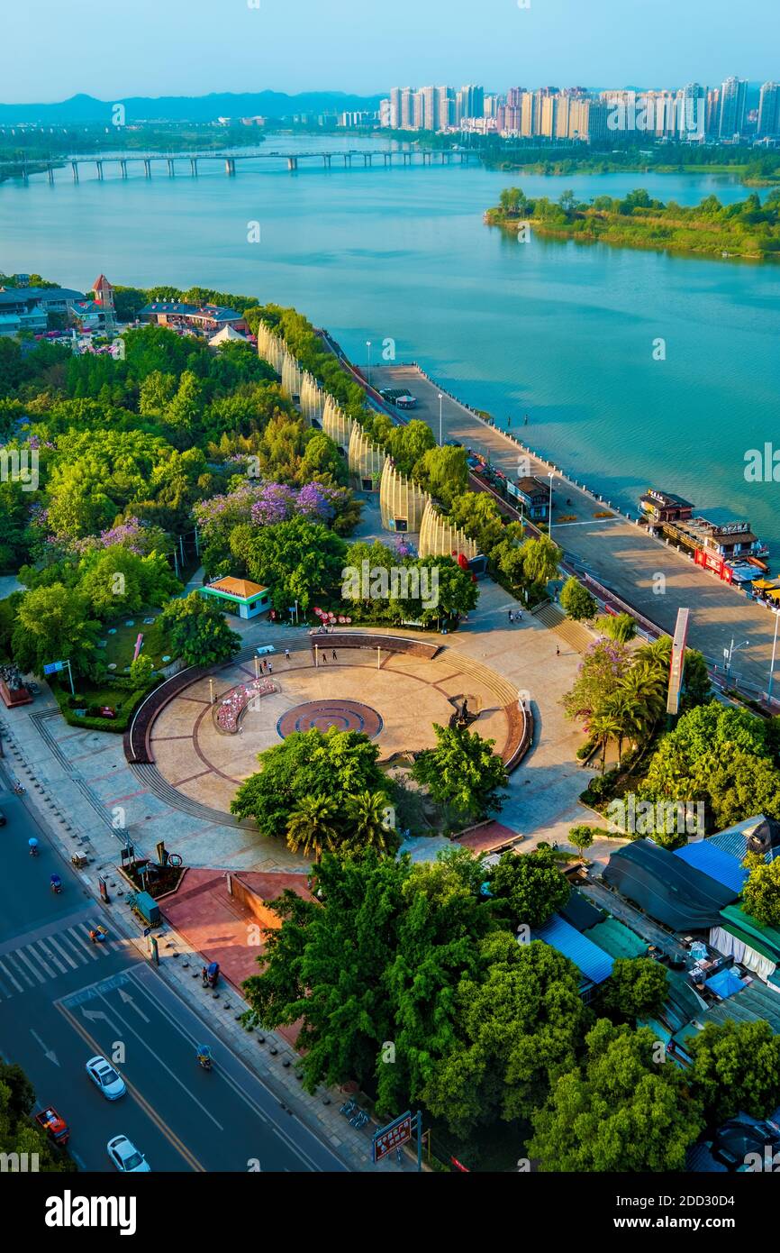 Landscape of city buildings hi-res stock photography and images - Alamy