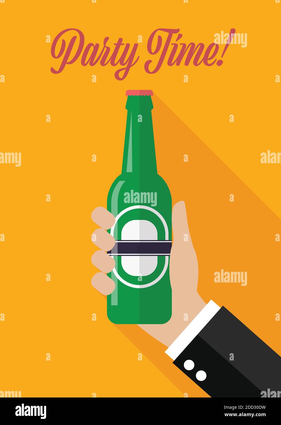 Beer business card Stock Vector Images - Alamy