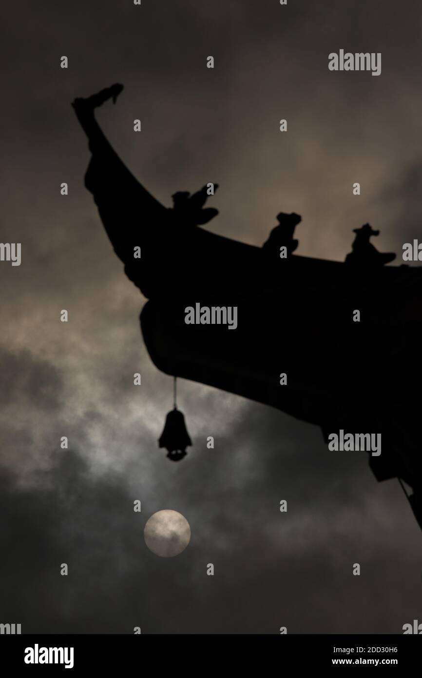 A solar eclipse Stock Photo - Alamy