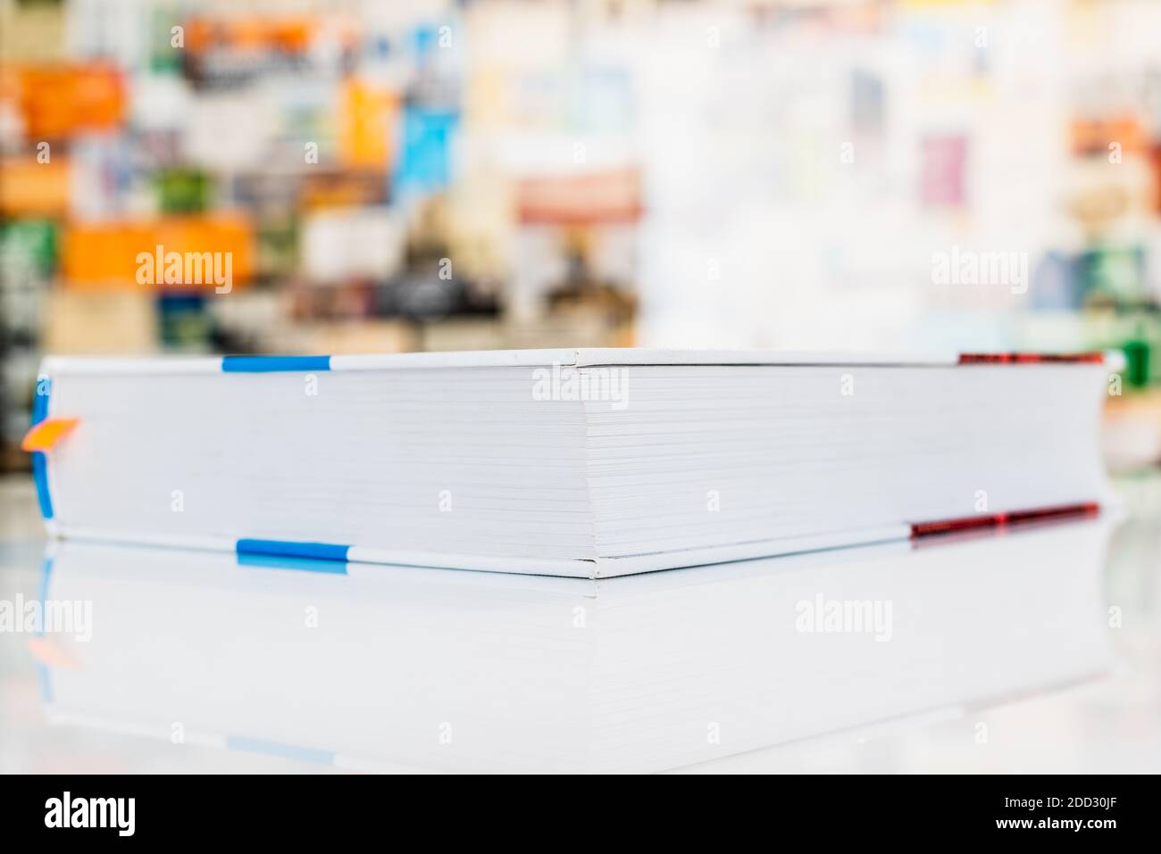 Book lying on the table hi-res stock photography and images - Alamy