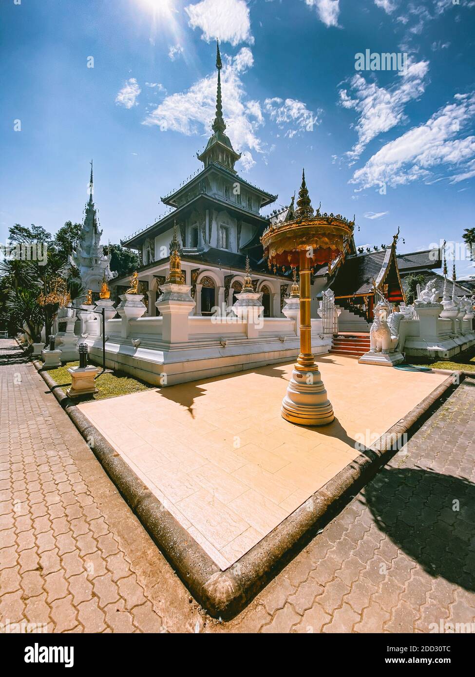Wat Pa Dara Phirom Phra Aram Luang in Mae Rim, Chiang Mai province ...