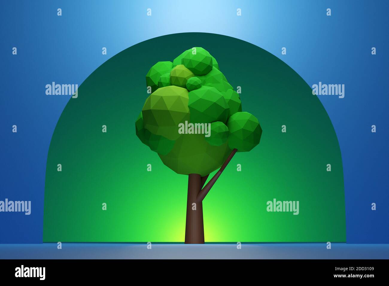 Green tree 3d cutout texture hi-res stock photography and images - Alamy