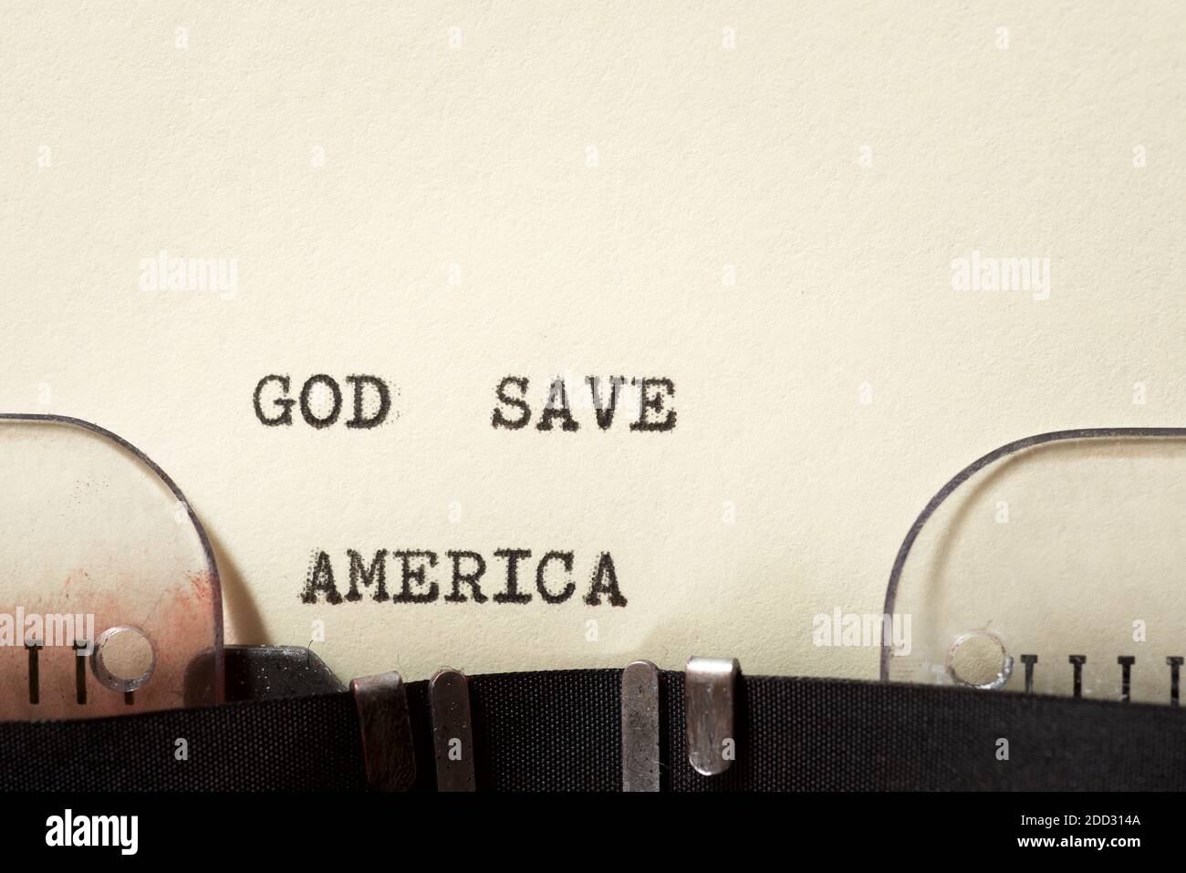 God save America phrase written with a typewriter Stock Photo - Alamy