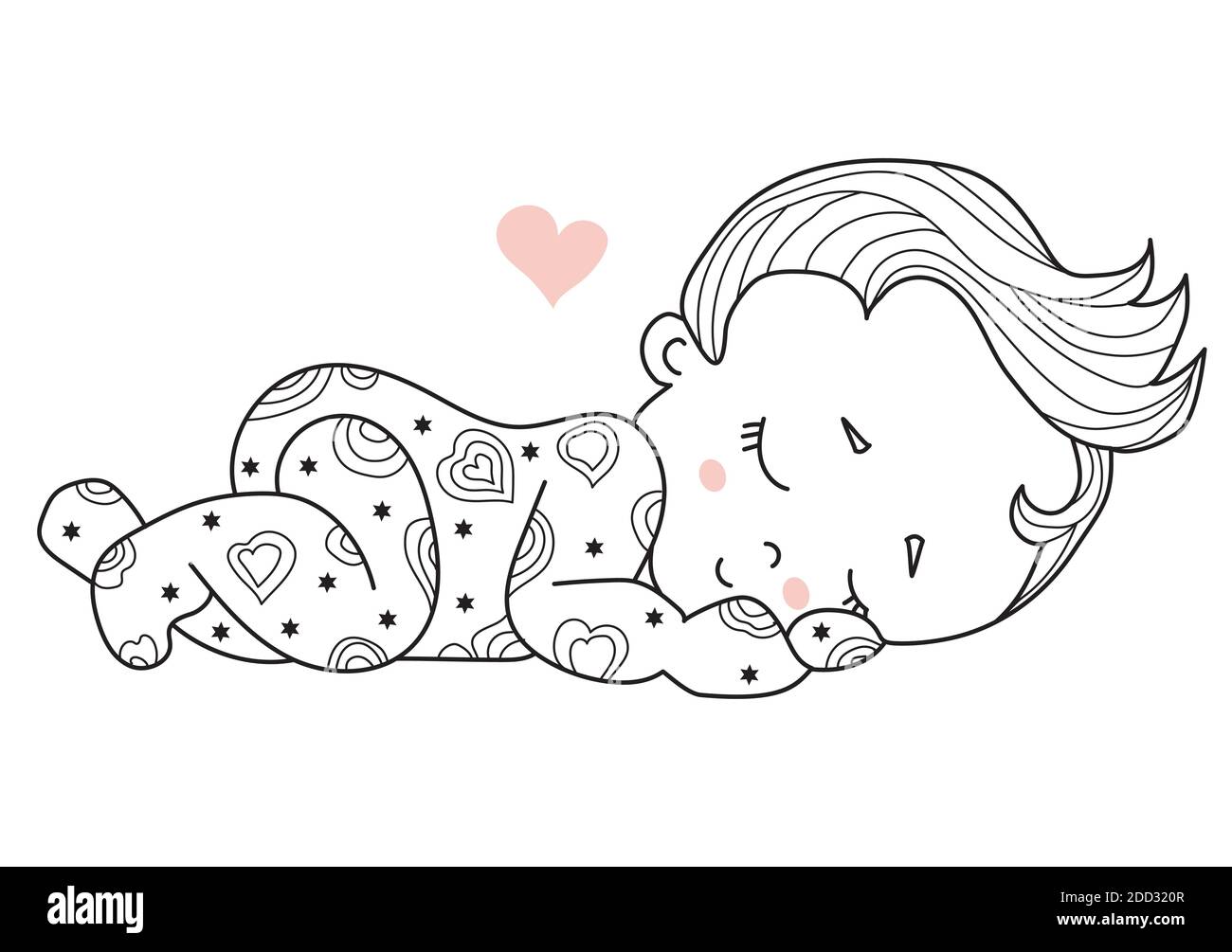 Baby Sleeping Outline