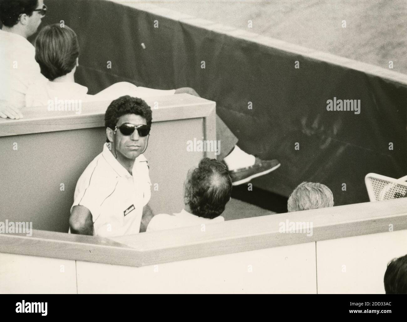 Spanish tennis player Manuel Orantes, 1980s Stock Photo - Alamy