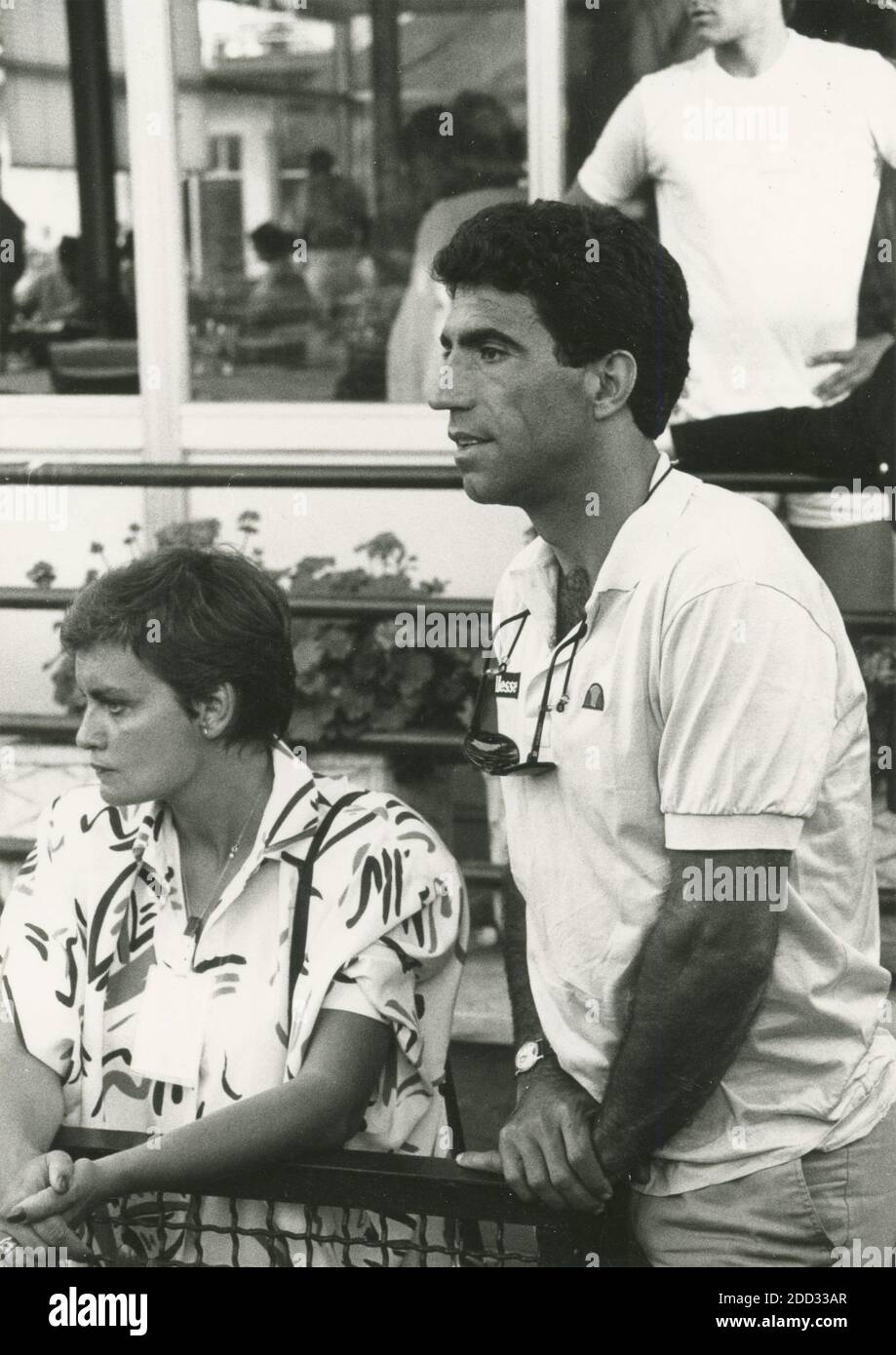 Spanish tennis player Manuel Orantes, 1980s Stock Photo - Alamy