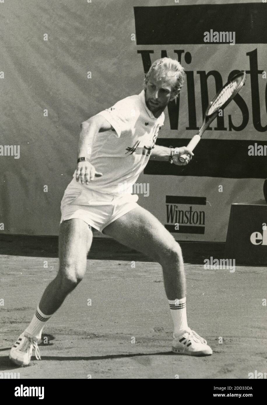 Austrian tennis player Thomas Muster, 1980s Stock Photo - Alamy