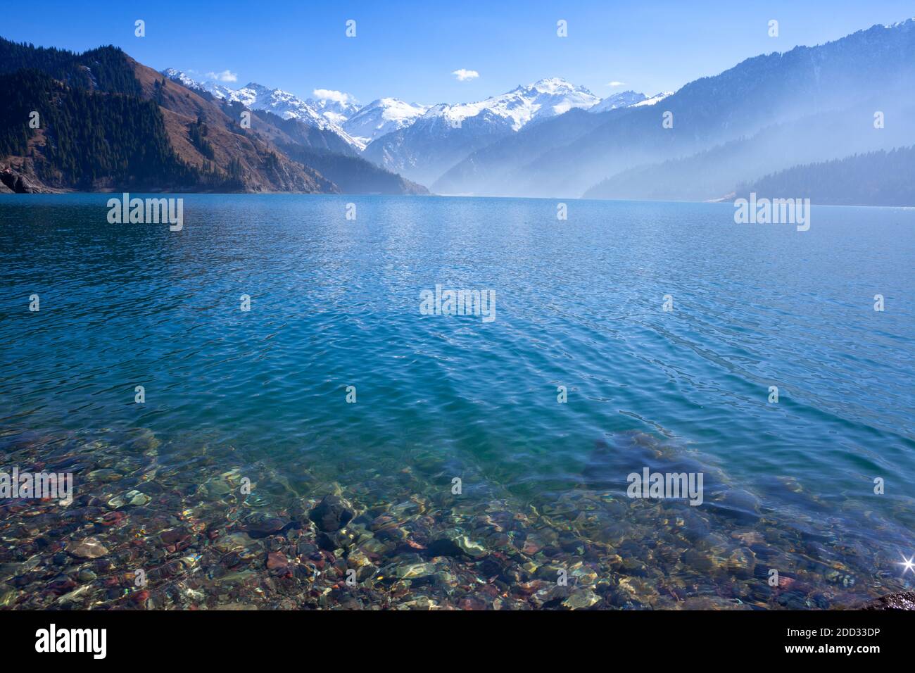 Tianshan tianchi 001 Stock Photo - Alamy