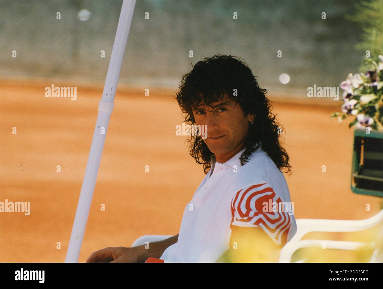 Italian former tennis player and captain Paolo Canè, Italy 2000s Stock ...