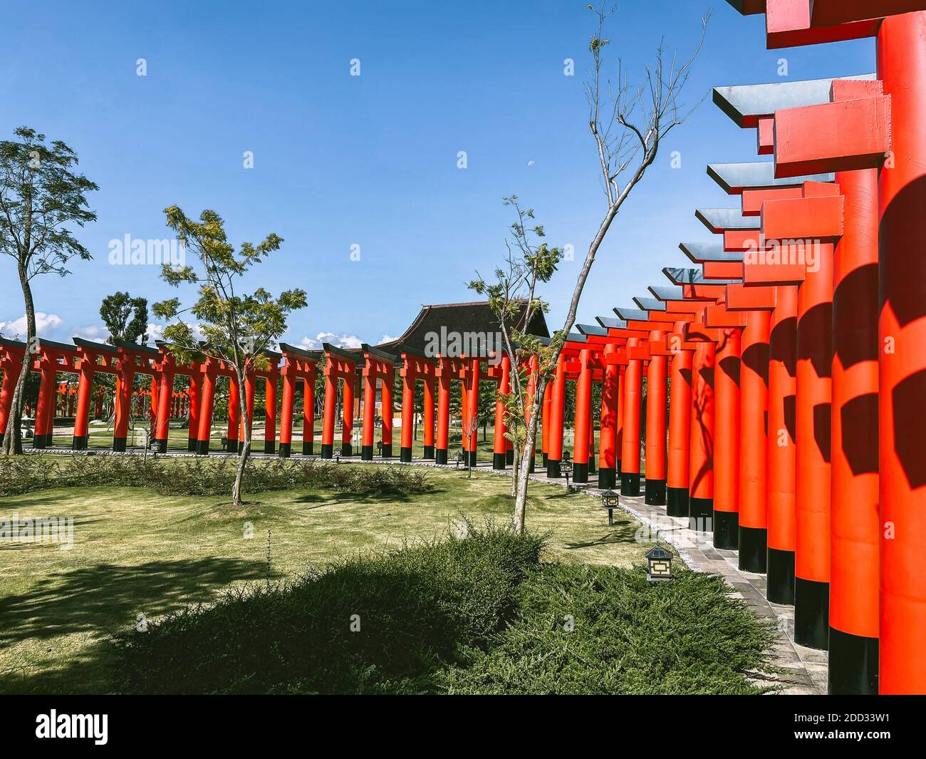Hinoki land japan attraction in Chai Prakan District, Chiang Mai, Thailand, south East Asia ...