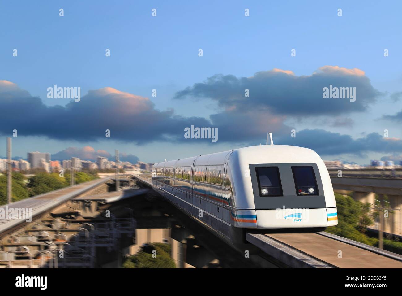 Shanghai maglev train Stock Photo - Alamy