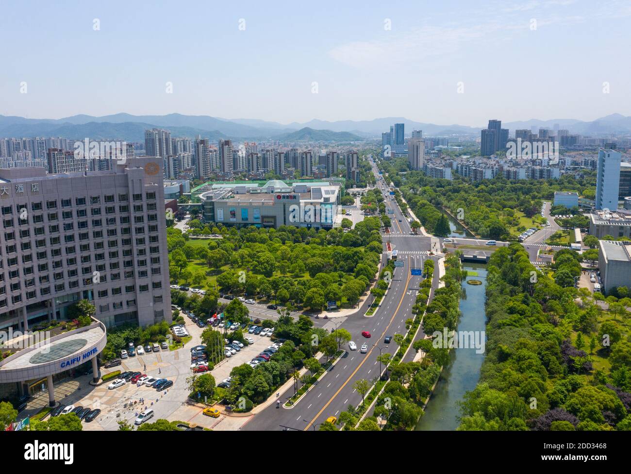 Zhoushan city architecture Stock Photo - Alamy